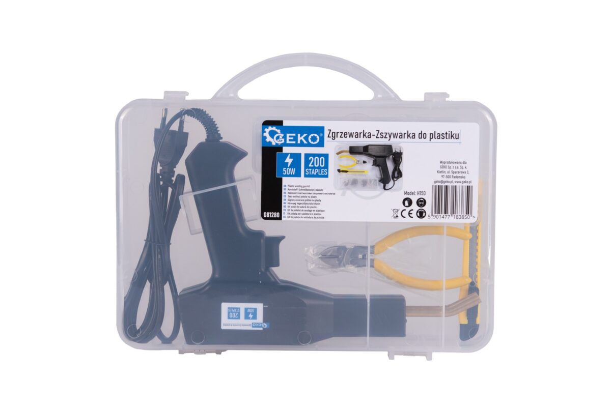 Plastiku parandus komplekt 50W 200 klambrit – Tööriistad24